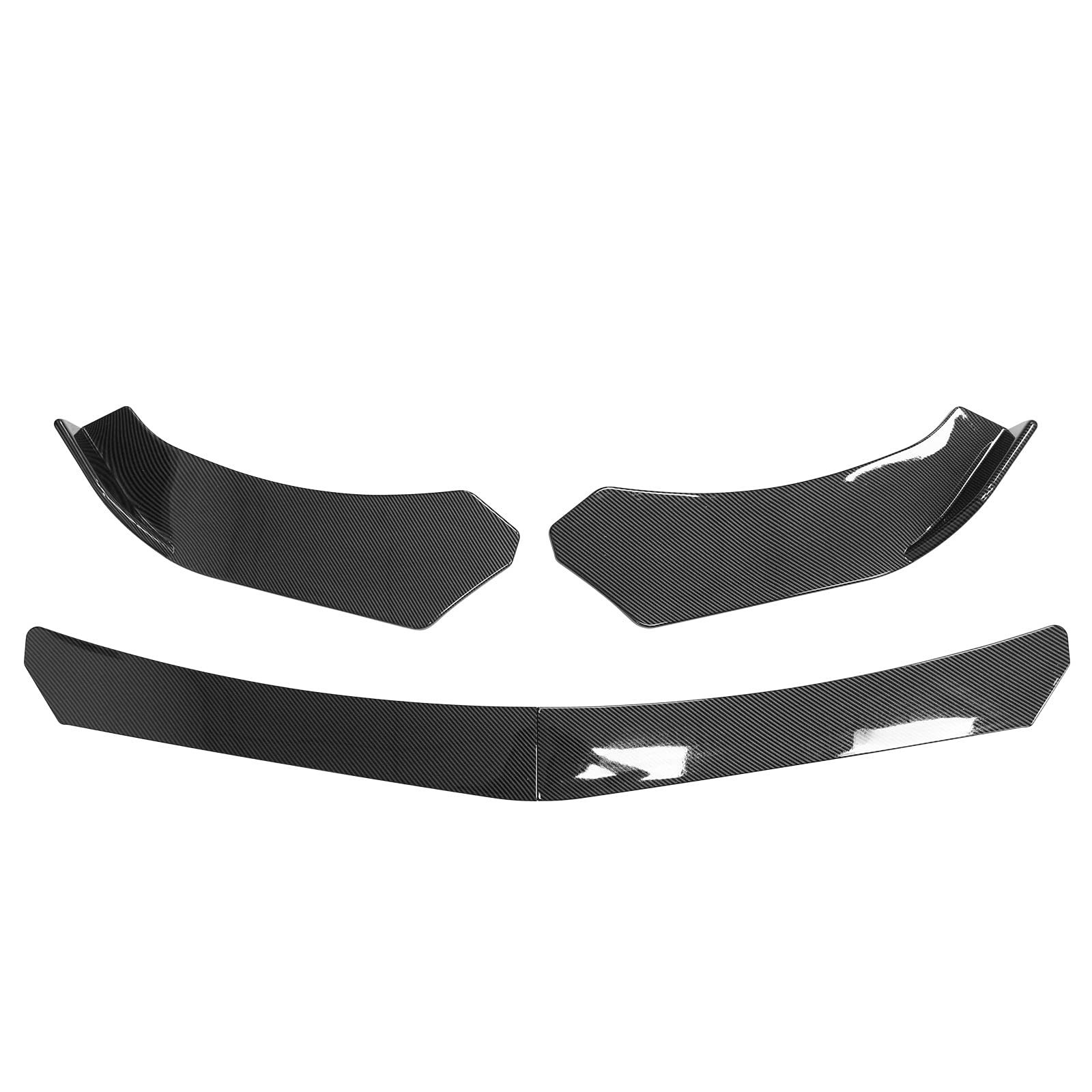 HouYeen Front Bumper Splitter Lip Body Kit Carbon Fiber Look Diffuser ...