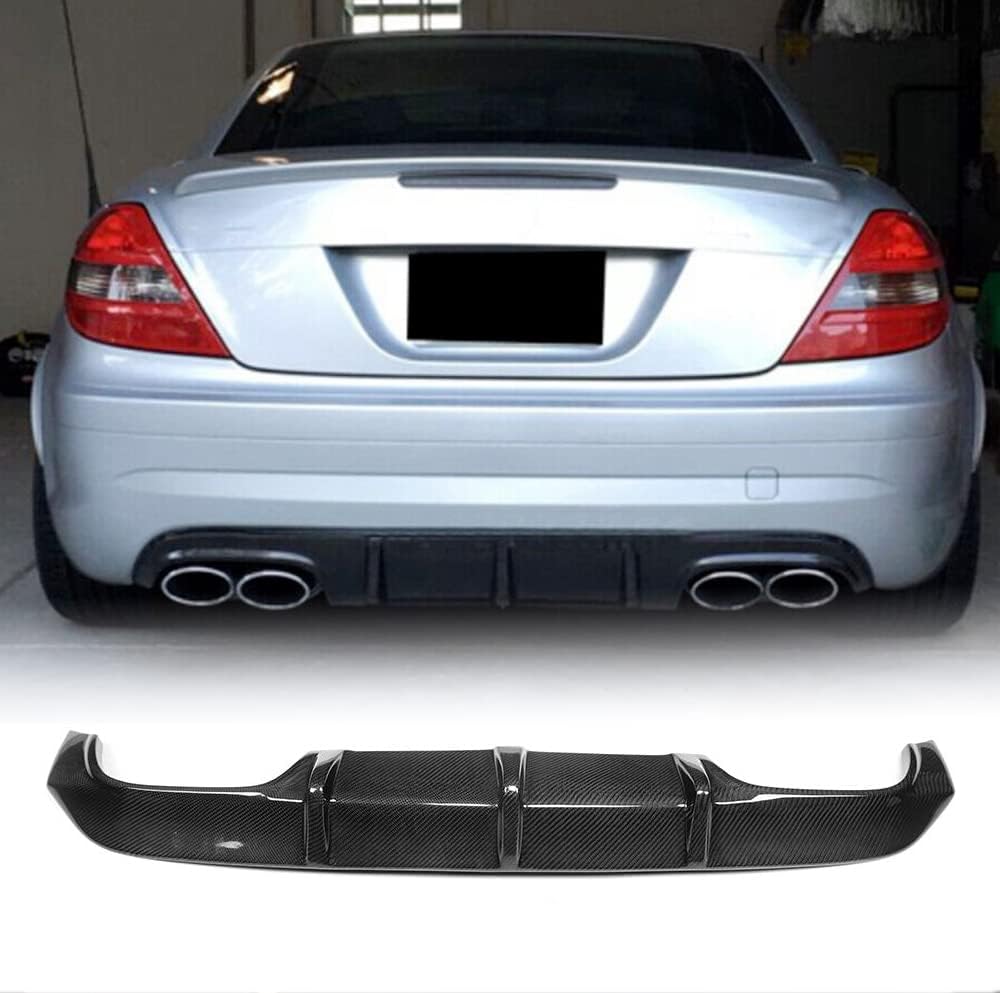 Amazon.com: Carbon Fiber Rear Diffuser for Mercedes-Benz SLK-Class R171 ...
