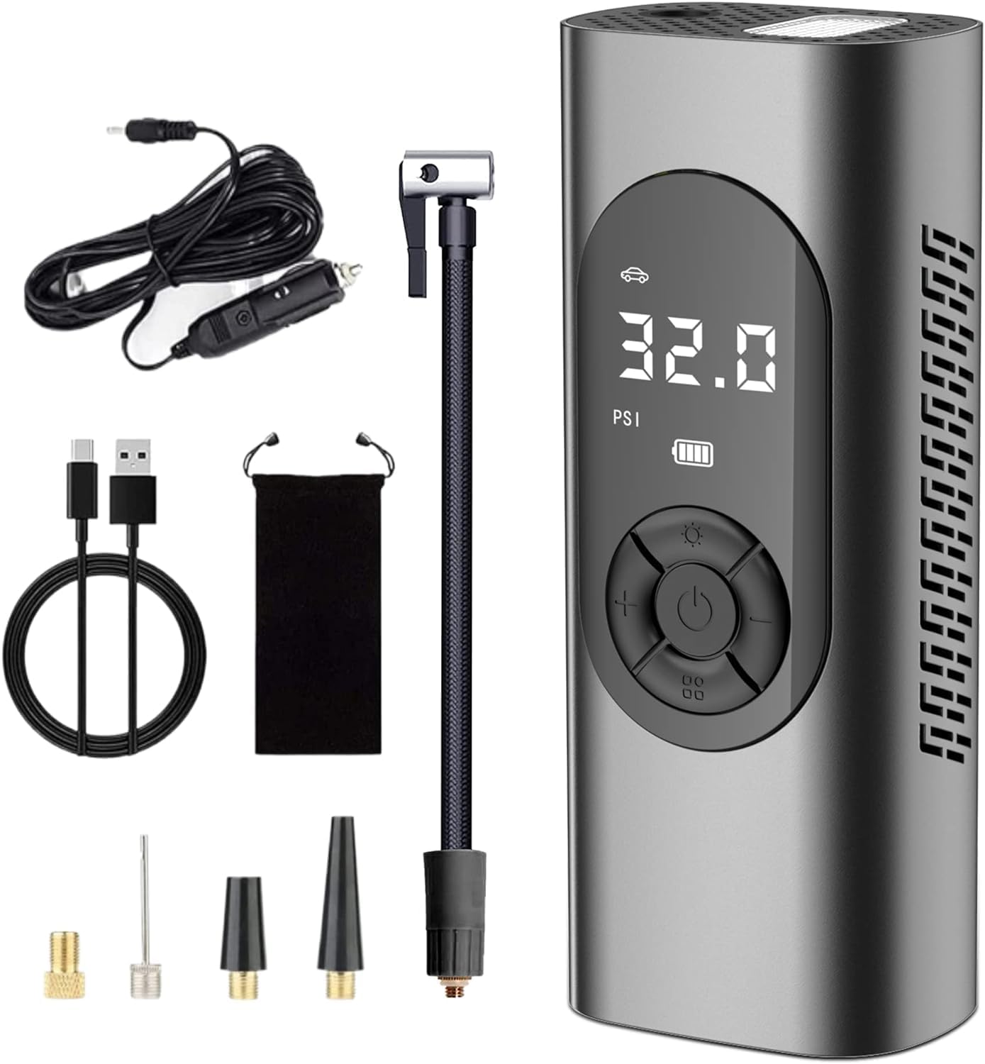 Amazon.com: Tire Inflator Portable Air Compressor - 150PSI Cordless Air ...