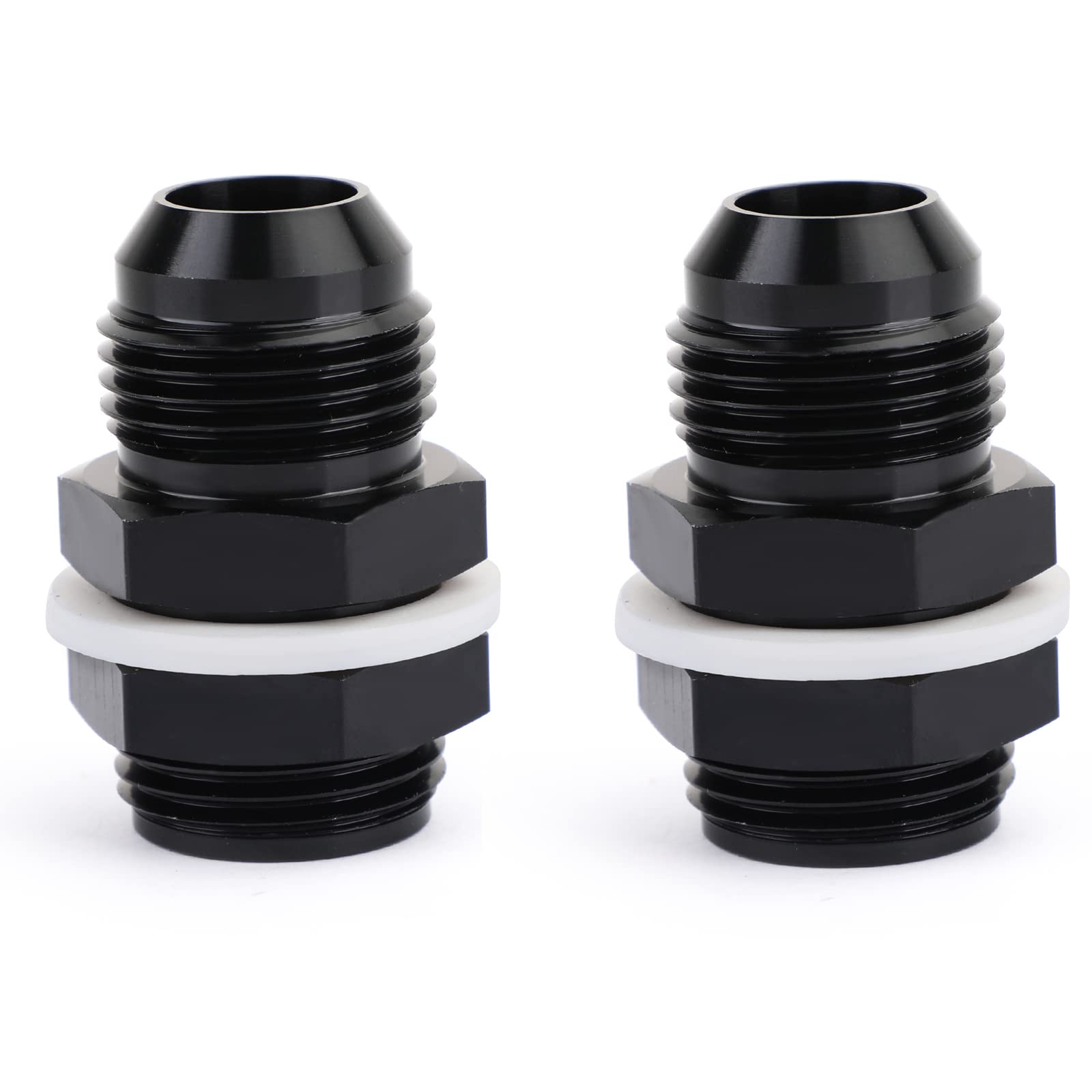 Amazon.com: YSIL 10AN Male Bulkhead Fuel Cell Aluminum Hose Fitting ...