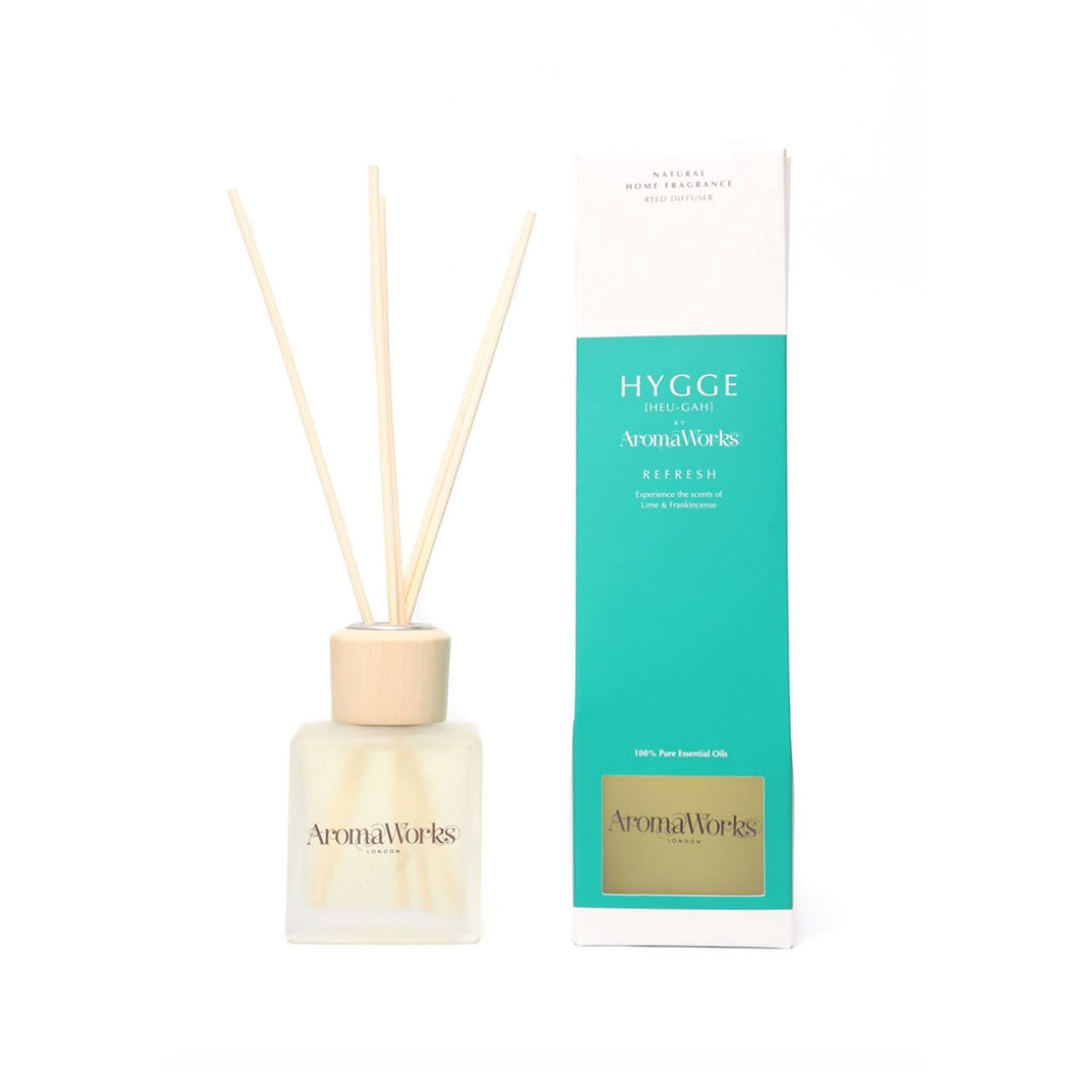 Amazon.com: AromaWorks Hygge Reed Diffuser | Made with 100% Pure ...