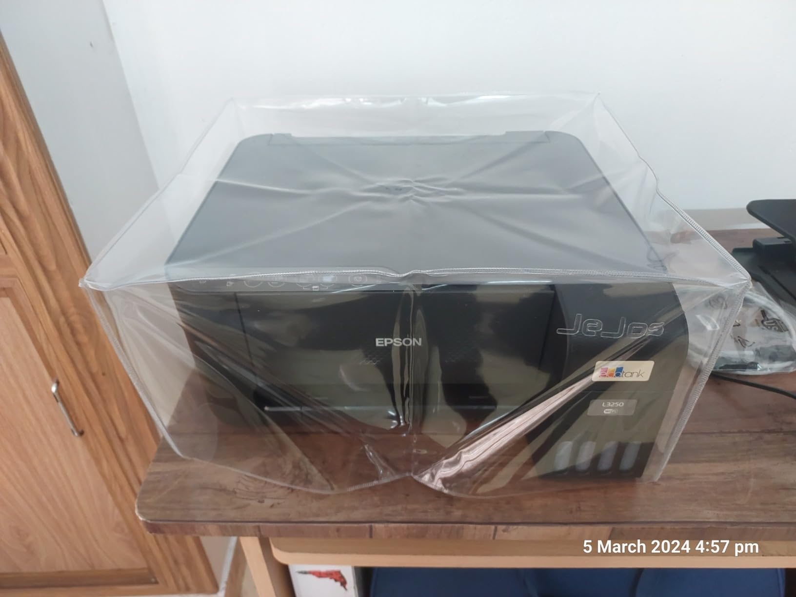JeJos ™ Dust Cover For Epson Ecotank L3260 L3560 L4260 L3256 L3252 ...