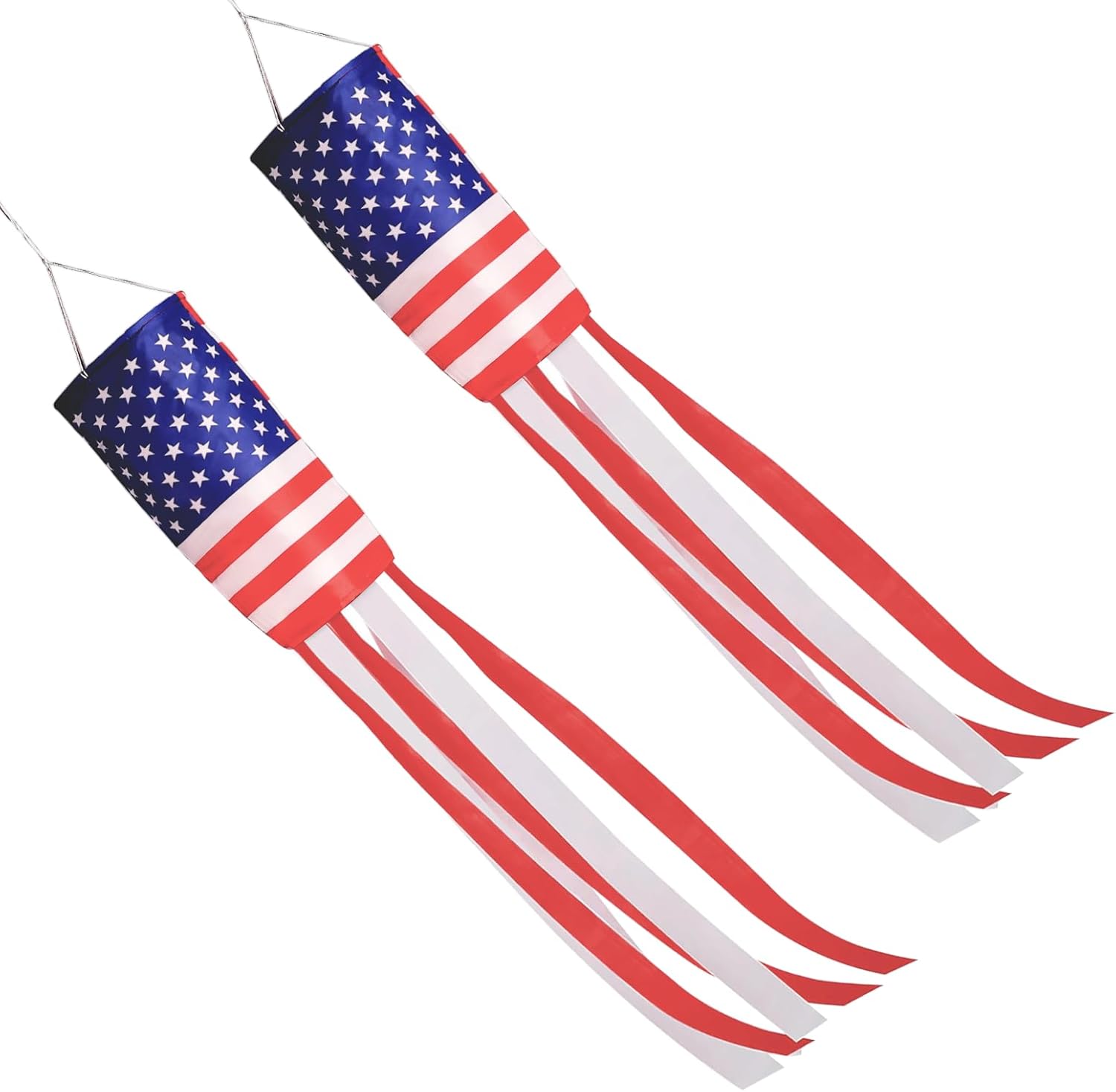 Amazon.com : 2 Pack 4th of July Decorations, 40 Inch American Flag ...