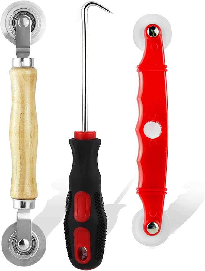 Screen Roller Tool Window Screen Door Repair Kit 3PCS Screen Rolling ...