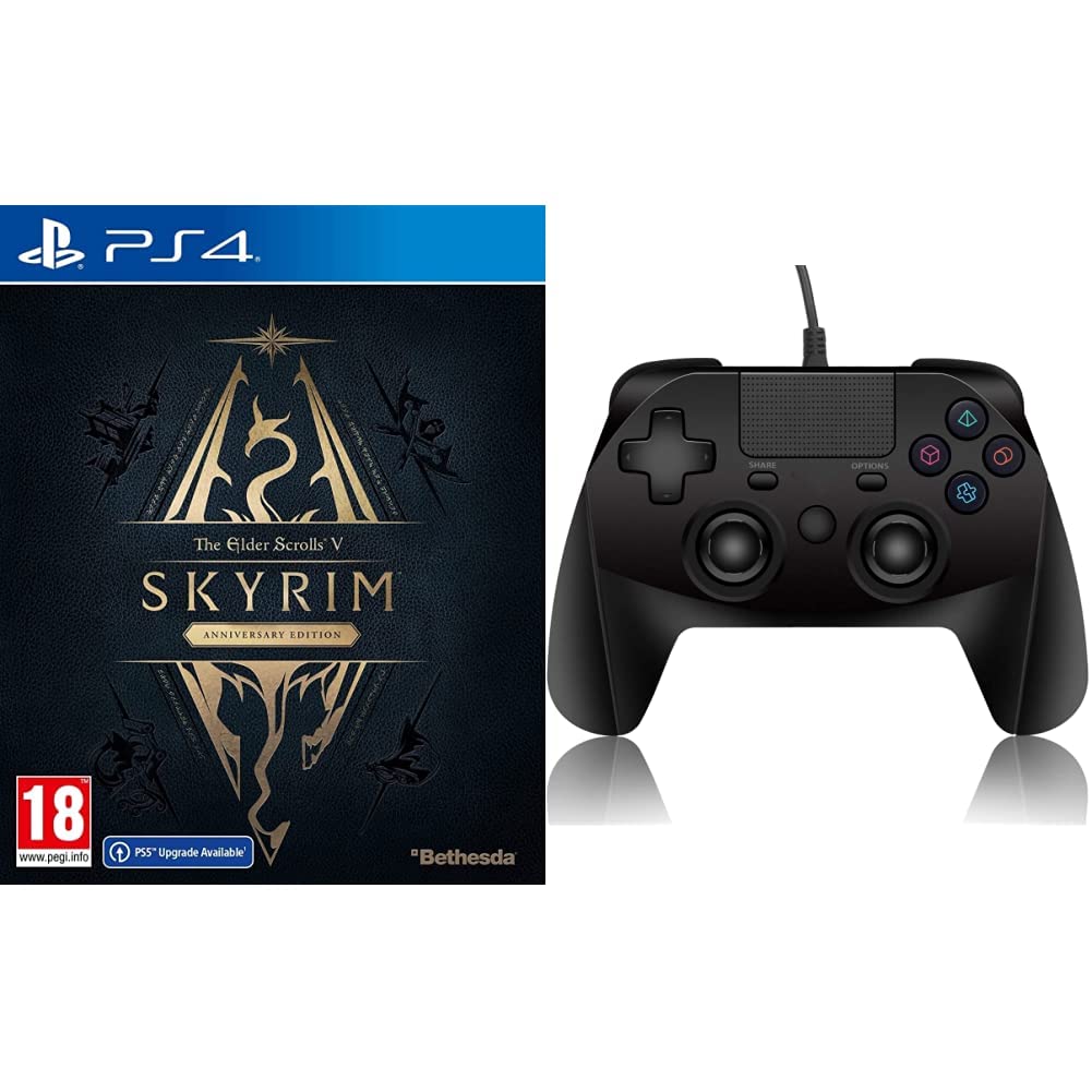 Buy The Elder Scrolls V - Skyrim Anniversary Edition (PS4)+New World ...