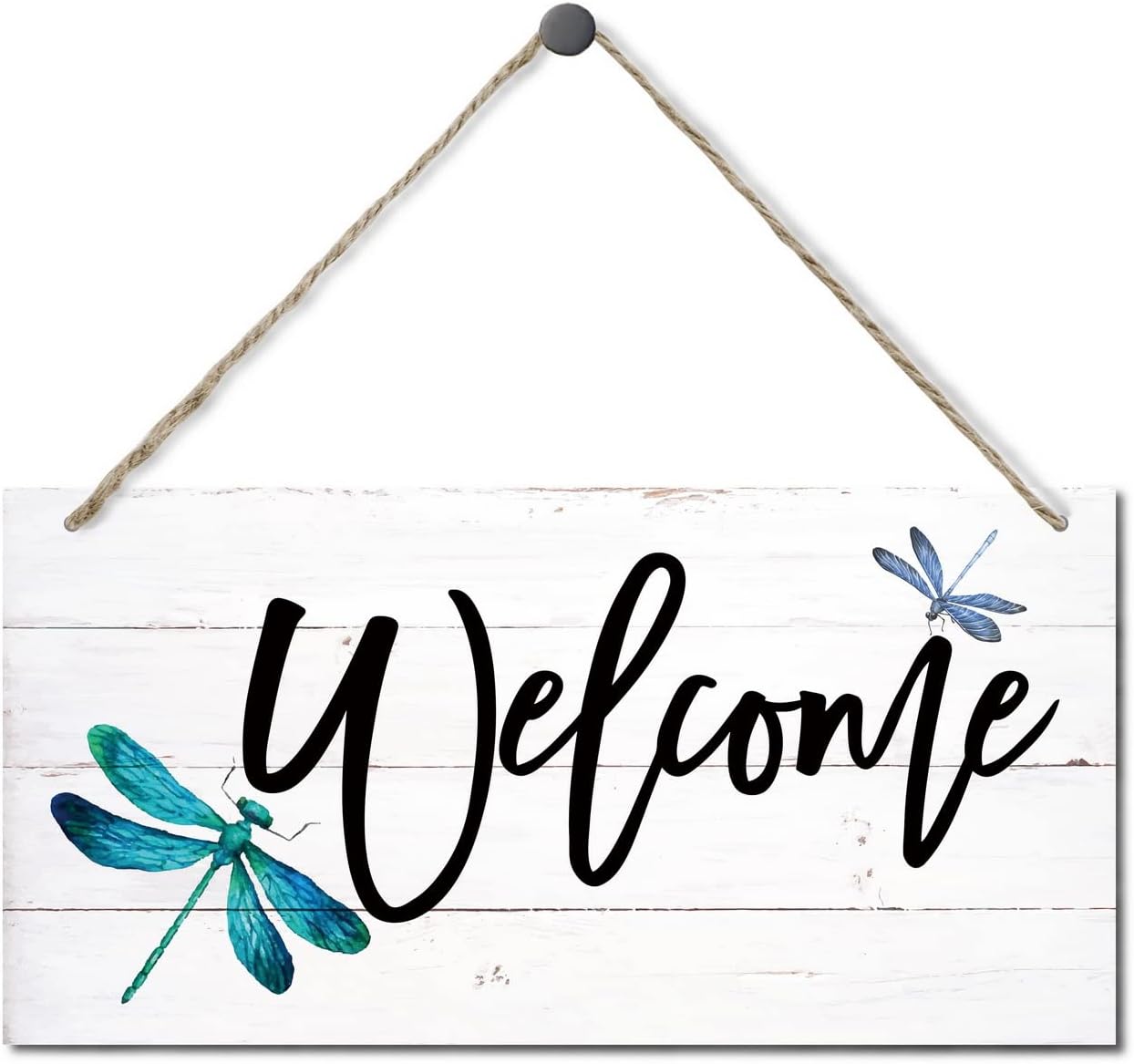 Amazon.com : Welcome Decor Sign, Hanging Wood Sign Home Decorative ...