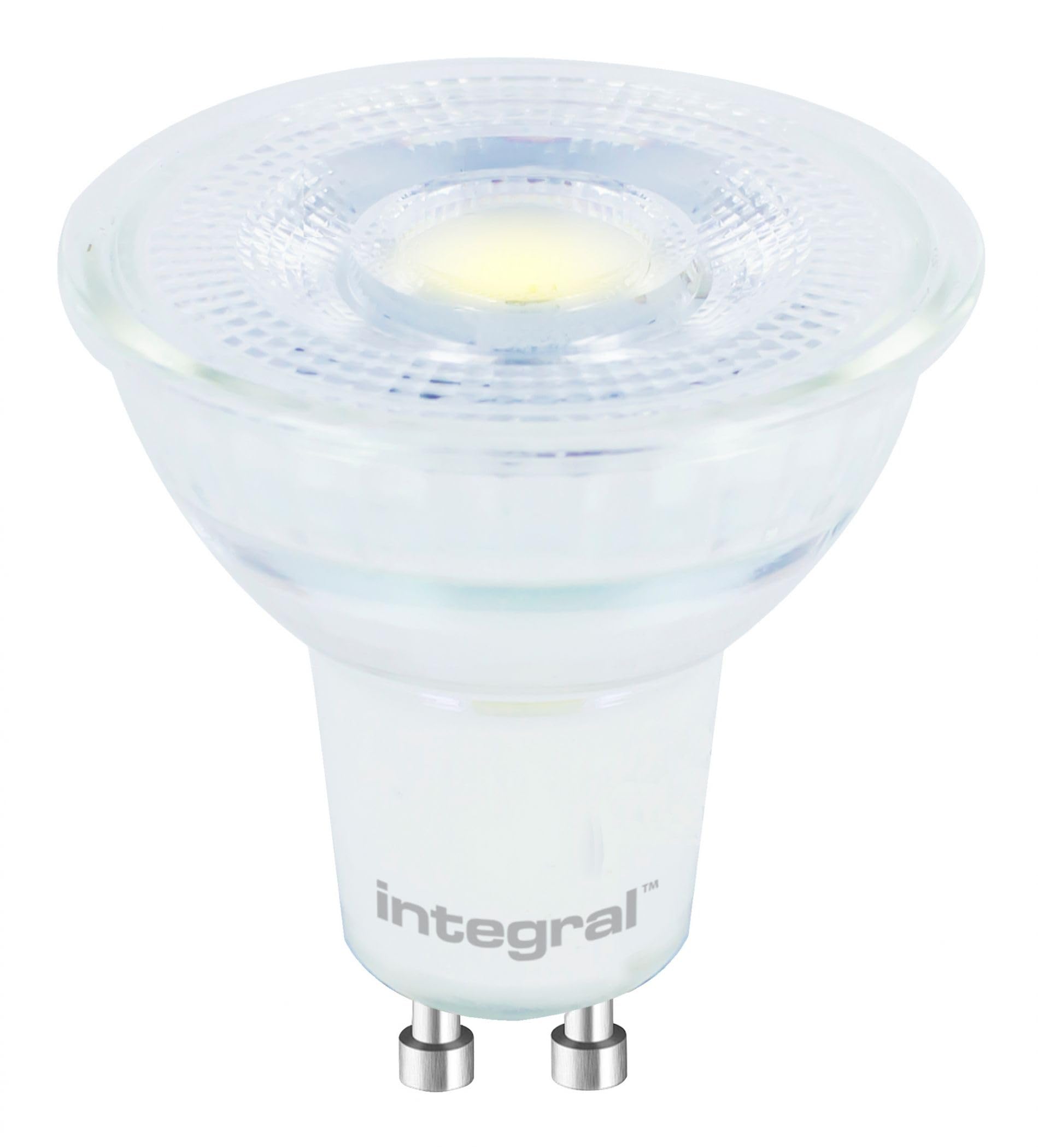 Integral LED GU10 Glass PAR16 5.6W (56W) 4000K 450lm Dimmable Lamp ...