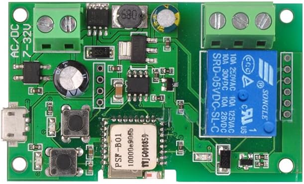 Sonoff Wifi Switch, DC5V 12V 24V 32V Wireless Relay Module Smart Home ...