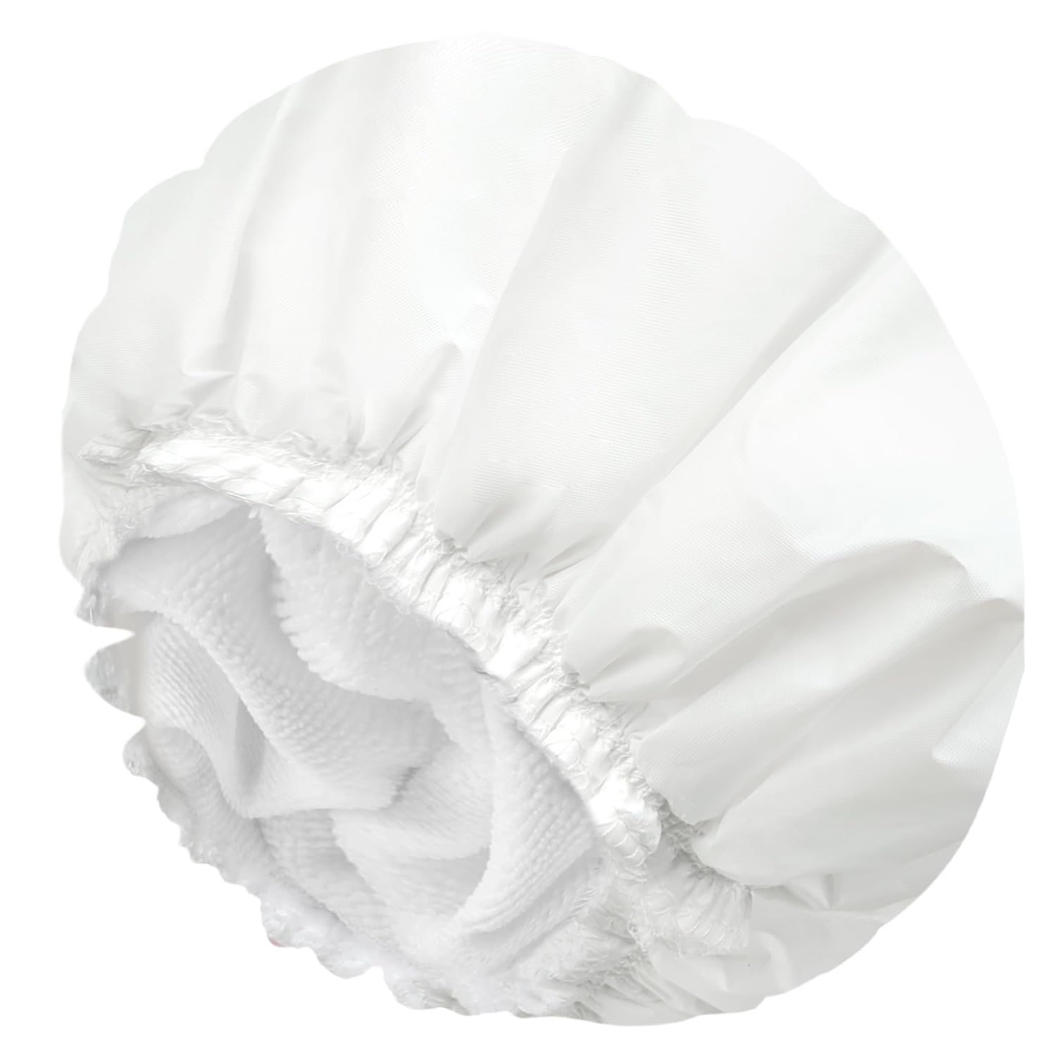 Amazon.com : Shower Caps for Women, Terry Cloth Lined EVA Exterior ...