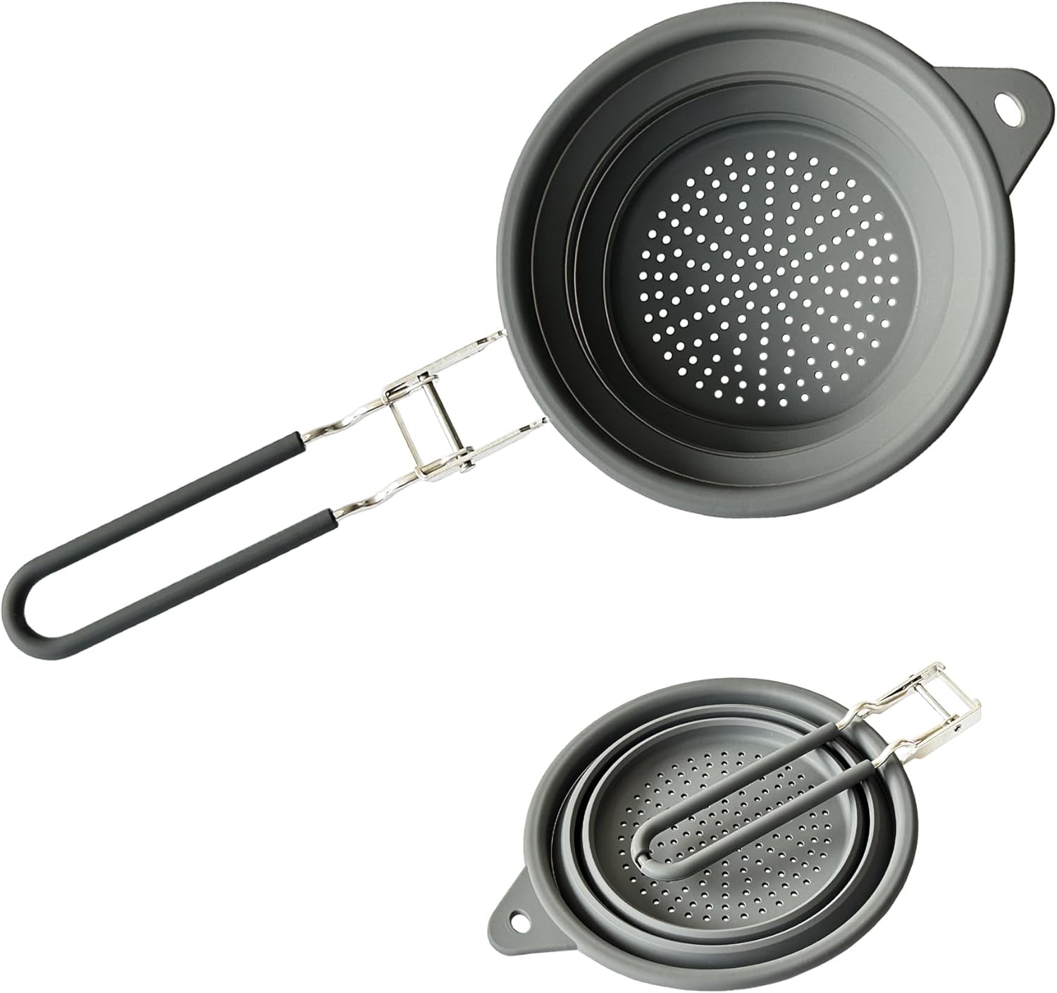 Amazon.com: WONIWI Silicone Collapsible Colander with Handle - New ...