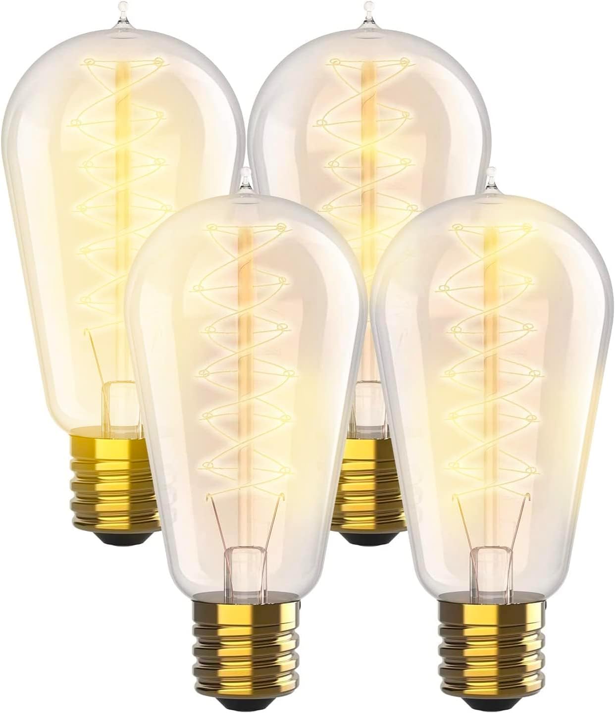 (6 Pack) SHATTERPROOF Light Bulb A19 75 WATT Incandescent Bulb Shatter ...