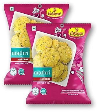 Haldiram's Nagpur Mathri 200g (pack of 2) Unique : Amazon.in: Grocery ...