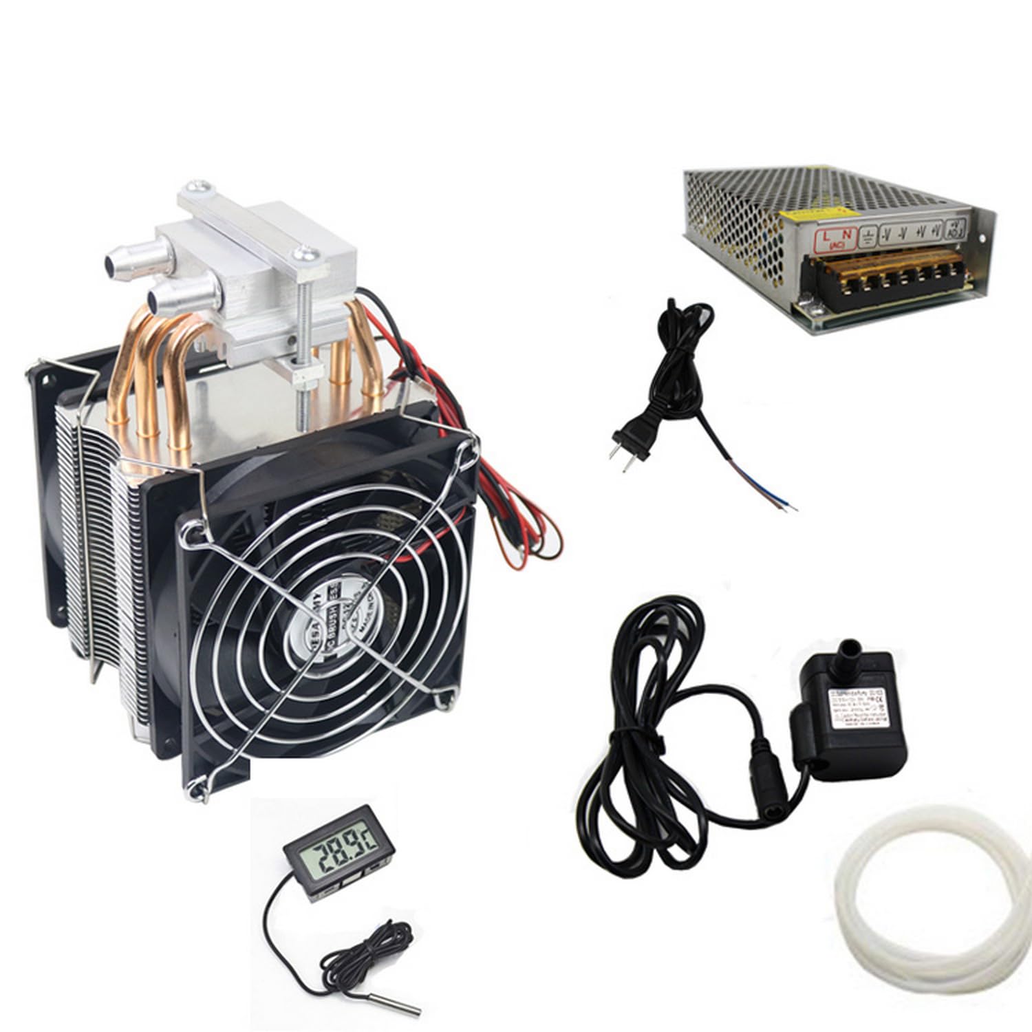 Amazon.com: 60W 12V Semiconductor Refrigeration Cooler Kit, TEC1-12706 ...