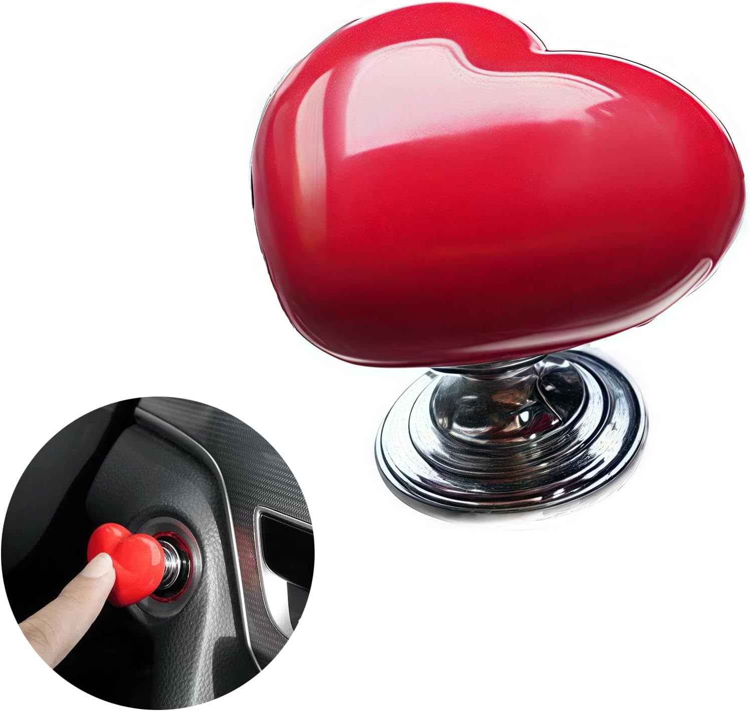 Amazon.com: Car One-Touch Start Button with Push-to-Start Rocker Lever ...