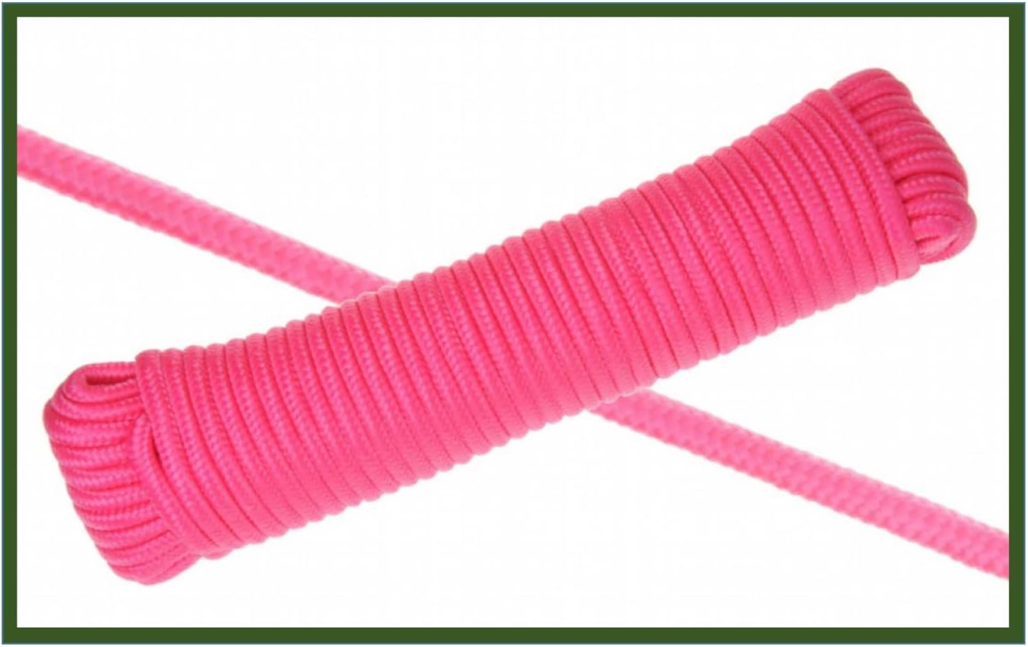8mm x 10m Pink Polypropylene Rope with Diamond Braided Cable Rope ...