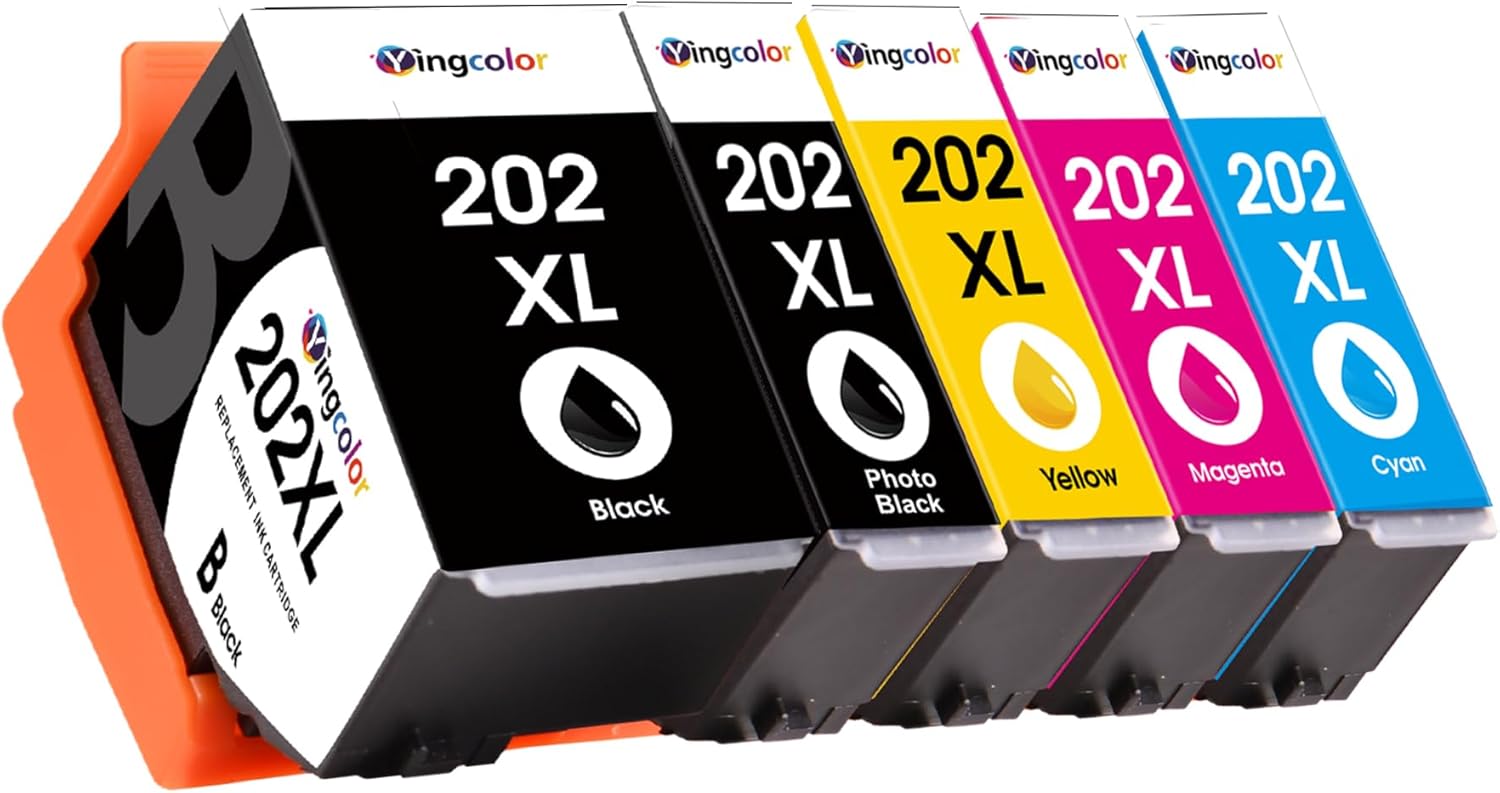 202XL Ink Cartridges Replacement for Epson 202 XLCompatible with Epson ...