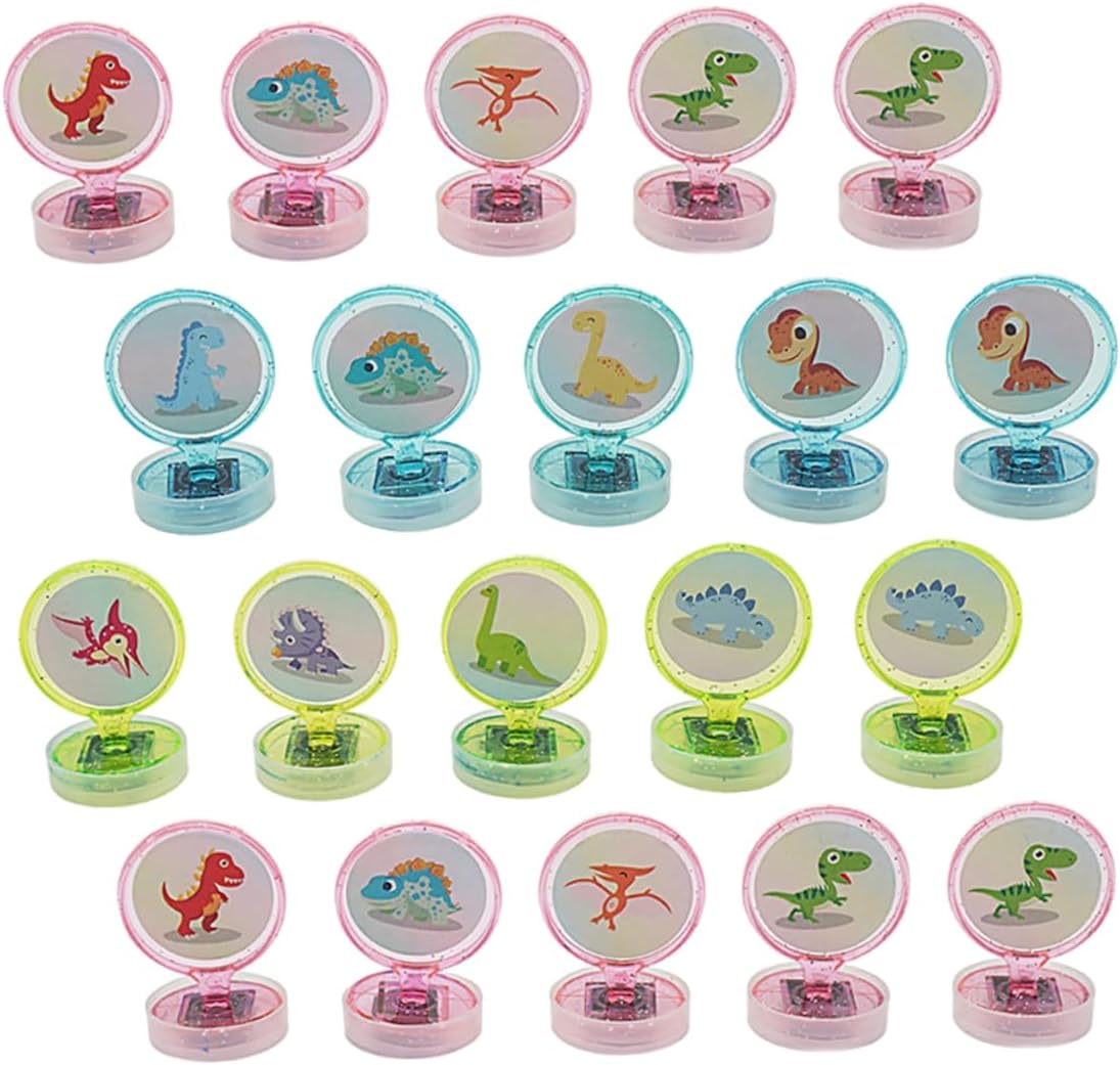 Amazon.com: 40 Pcs Dinosaur Stamp Toy Kids Birthday Gift Stampers ...