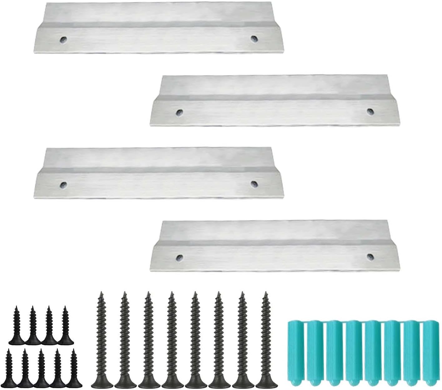 Divono 4pcs French Cleat Picture Hanger,Z Bar Interlocking Wall ...