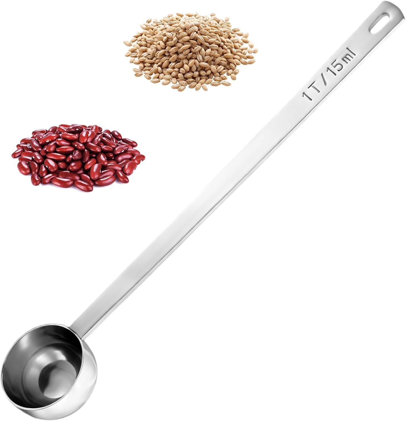 Amazon.com: Long Handle Coffee Scoop, 18/8 Stainless Steel Coffee Scoop ...