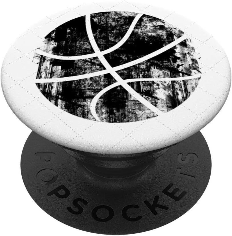 Amazon.com: Basketball Pixel Art Black Popsocket for Boys or Girls ...