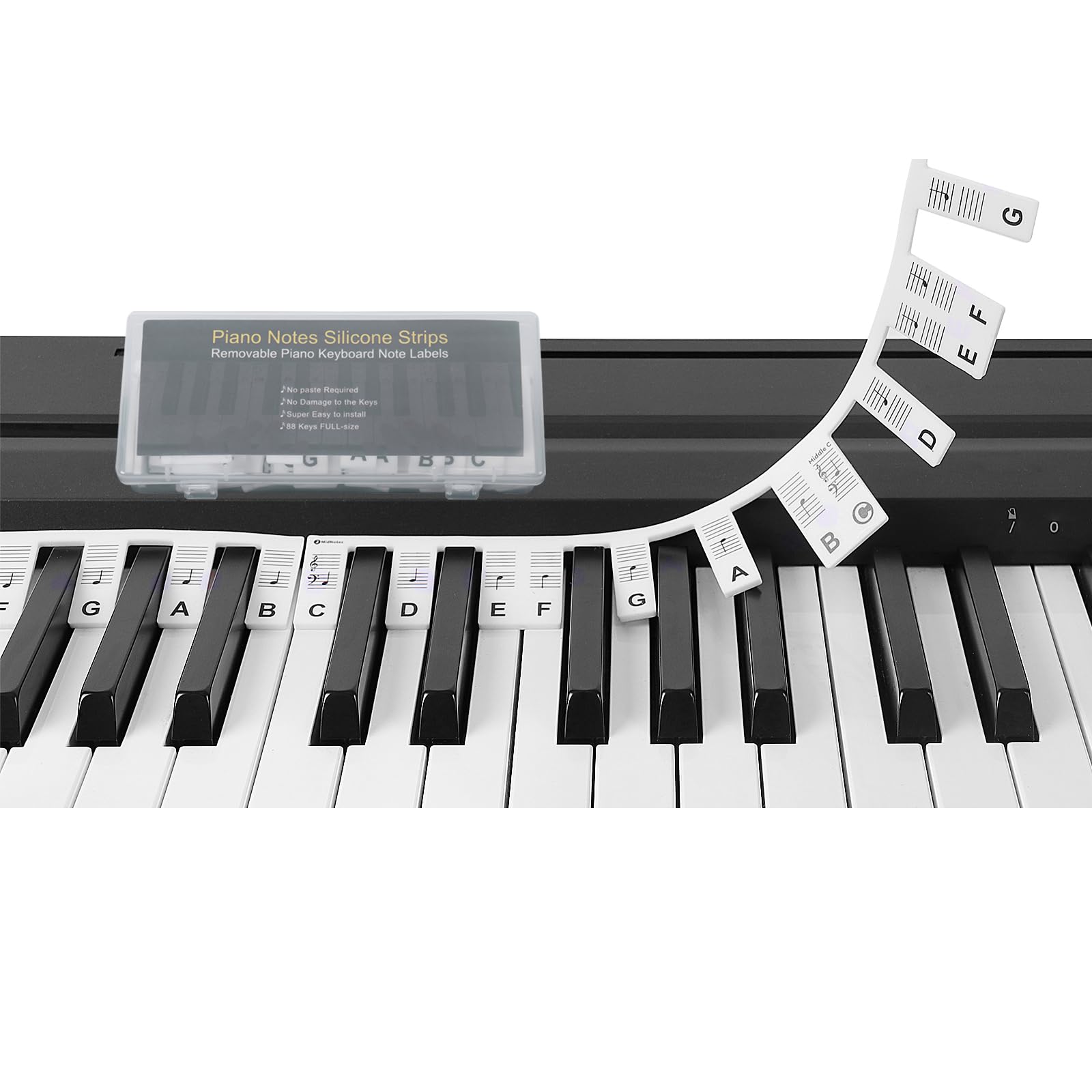 Snapklik.com : Piano Keyboard Stickers, Keyboard Stickers, Removable ...