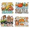 Amazon.com: Fall Heat Transfers Iron On Patches for Clothing Autumn ...