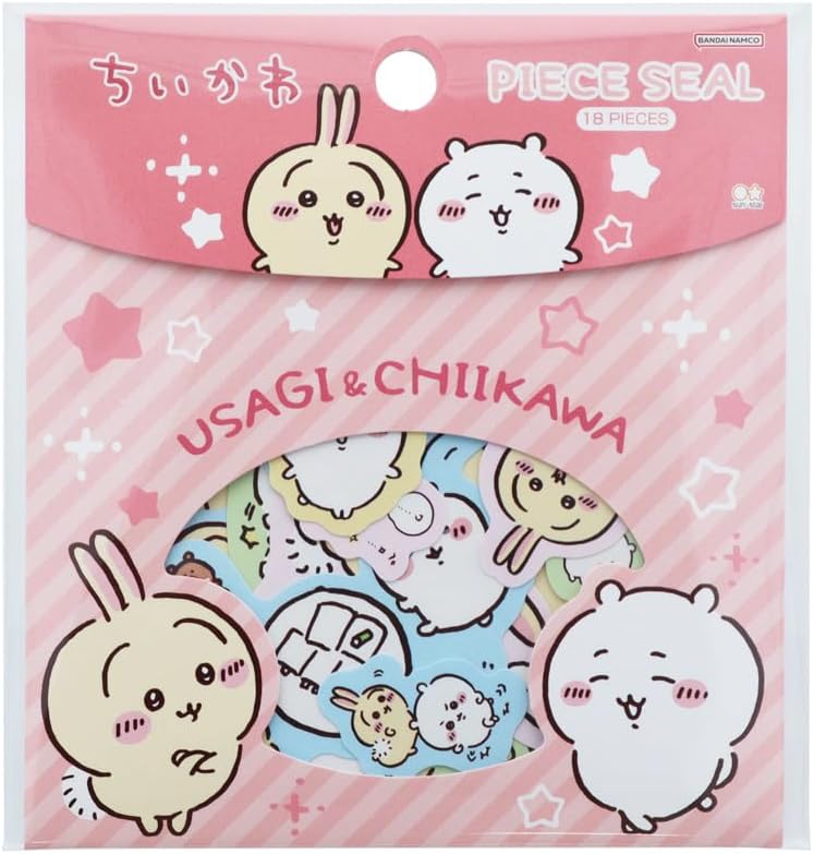 Amazon.co.jp: Sunstar Stationery S8590818 Chiikawa Seal, Peace Seal ...