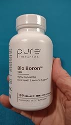 Amazon.com: Pure TheraPro Rx Bio Boron, 5mg/Capsule, 180 Capsules ...