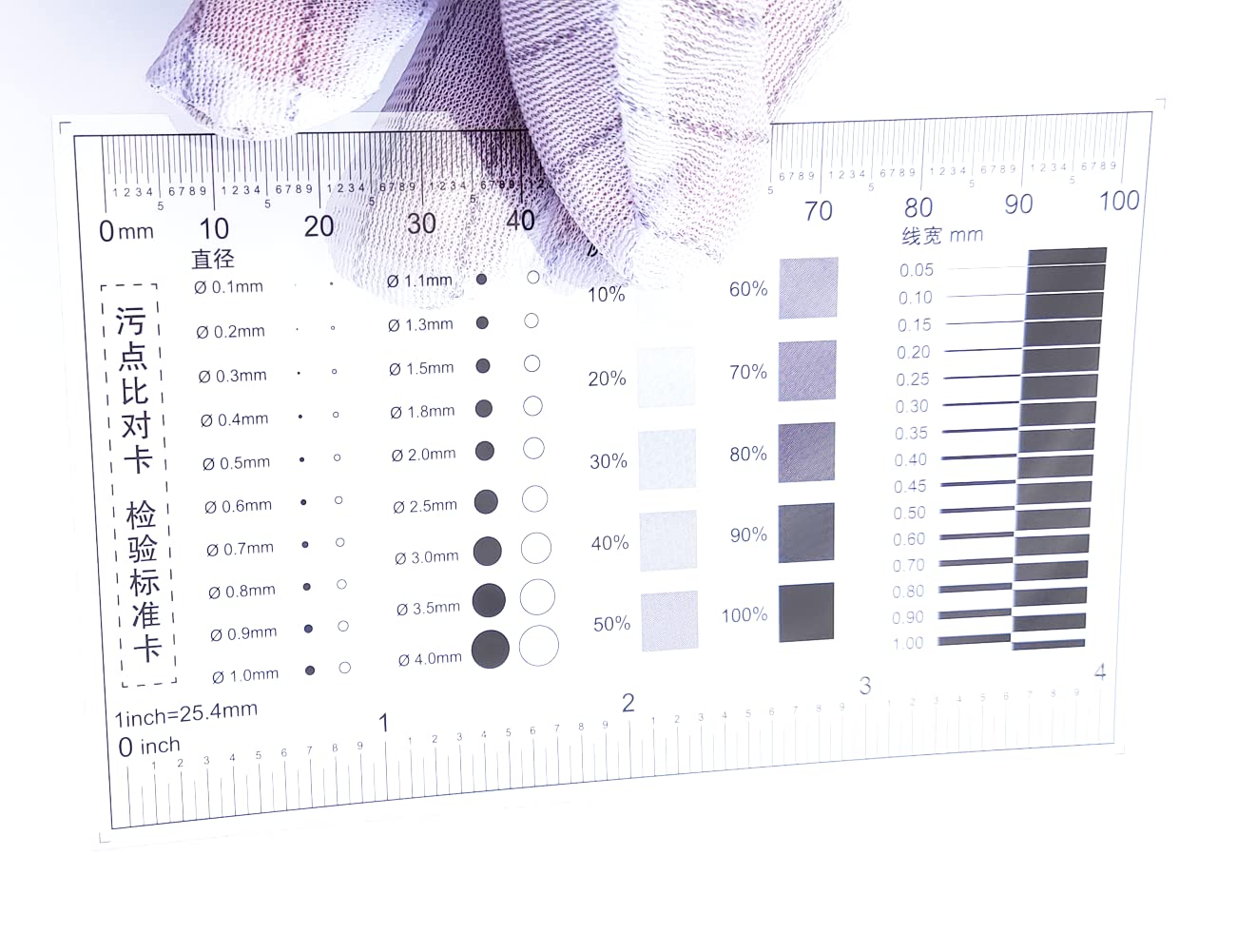 Snapklik.com : Flaw Test Gauge SEC Size Estimation Chart