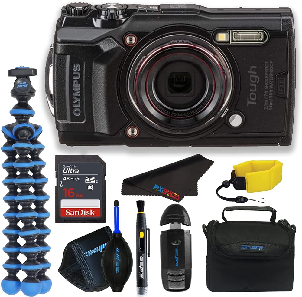 Amazon.com : Olympus Tough TG-6 Waterproof Digital Camera (Black ...