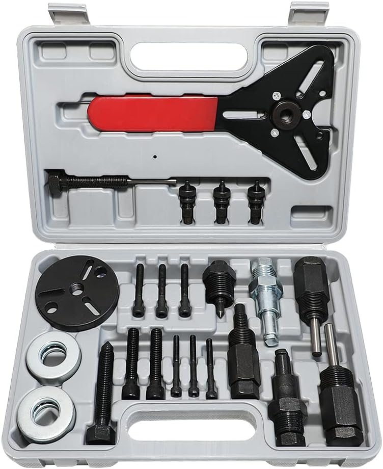 Amazon.com: BTSHUB 21pc A/C Clutch Removal & Installation Kit Air ...