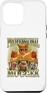 Amazon.com: iPhone 14 Plus Funny Professional Mogger Cat Meme Mewing ...