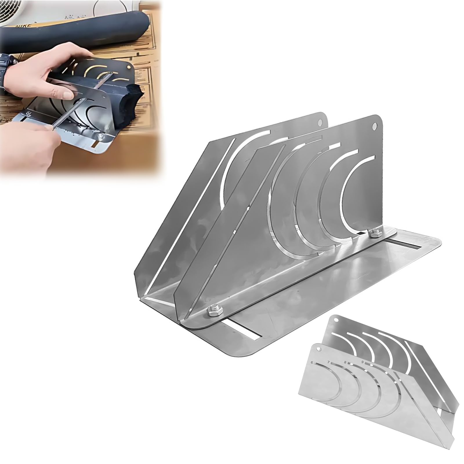Pipe Insulation Cutting Guide GDGJWL Molded Foam Pipe Cutter Pipe Angle ...
