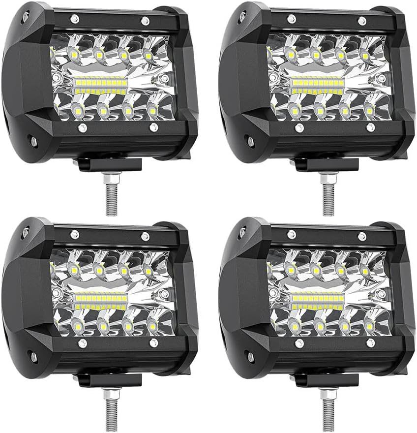 WINBANG Led Light Pods,4Inch 60W Led Light Bar Spot Flood Combo Work ...
