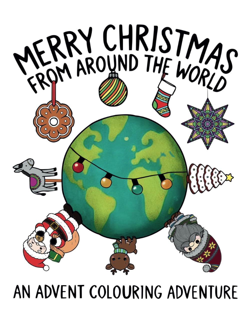 Amazon.com: Merry Christmas from Around the World: An Advent Colouring ...
