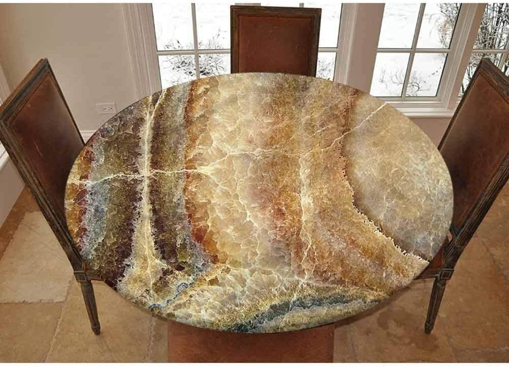 Amazon.com: Slate Fitted Tablecloth Tablecover Table Cover fits 36 to ...