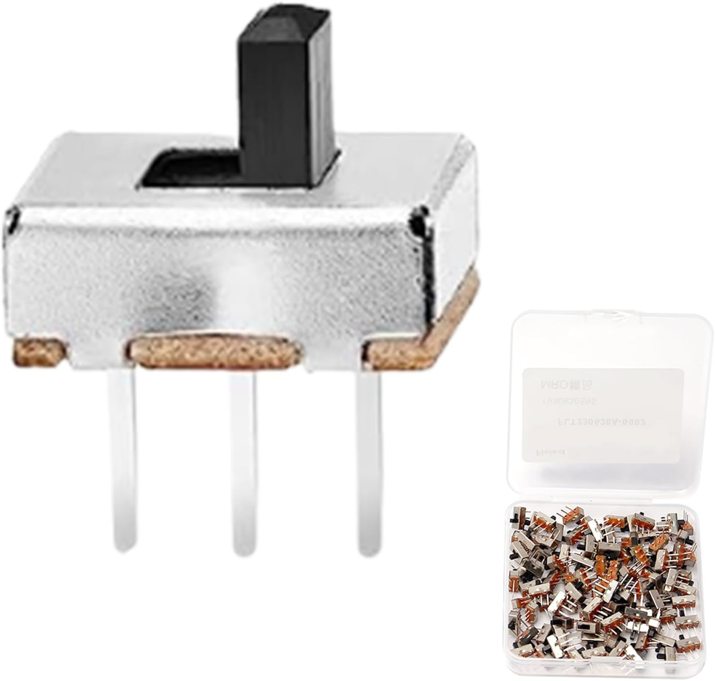 Amazon.com: Cylewet 20Pcs 5mm High Knob Vertical Slide Switch 3 Pin 2 ...