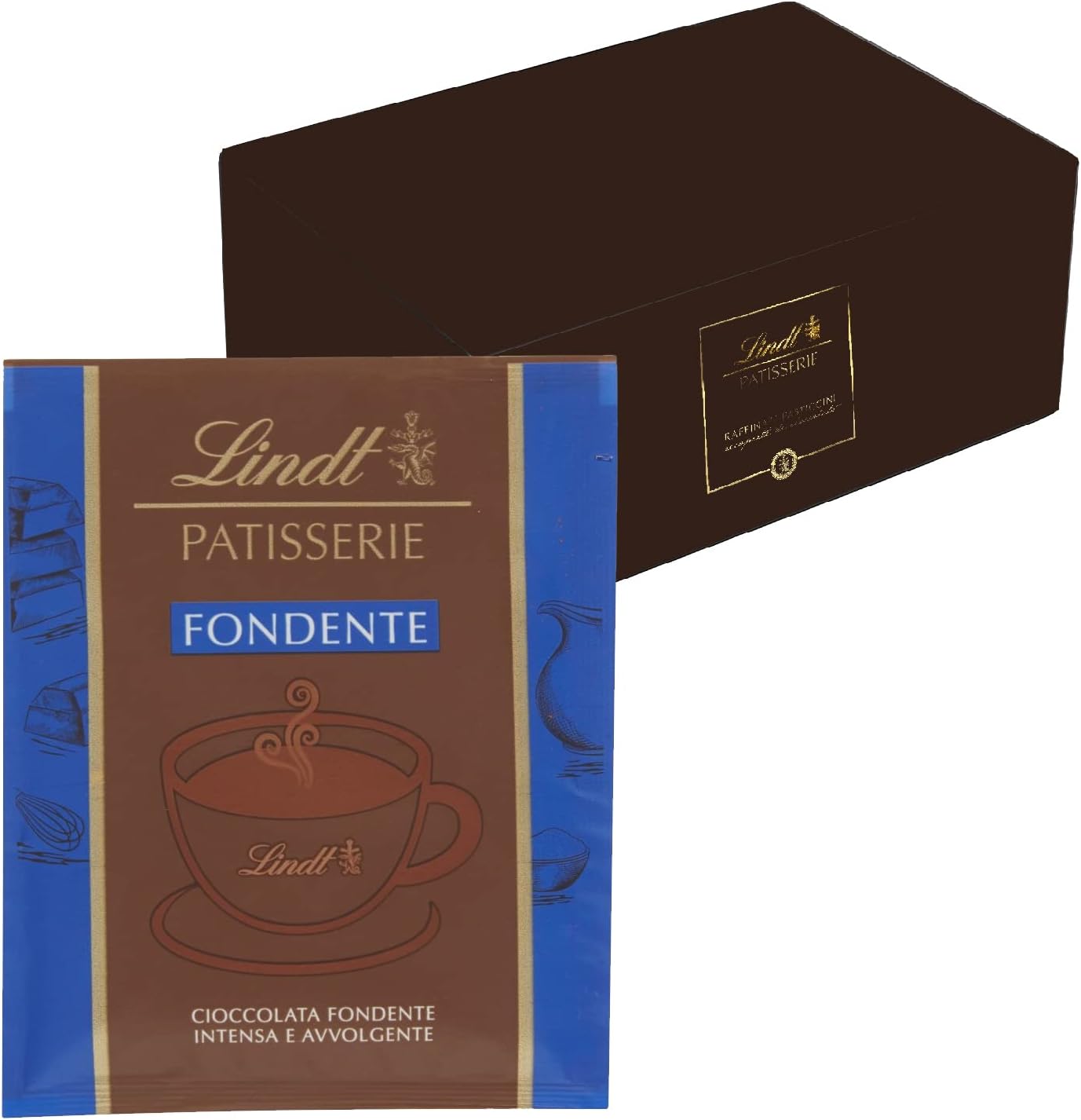 Cioccolata Calda Lindt Gusto Cioccolato Fondente 25 Bustine da 20 g ...