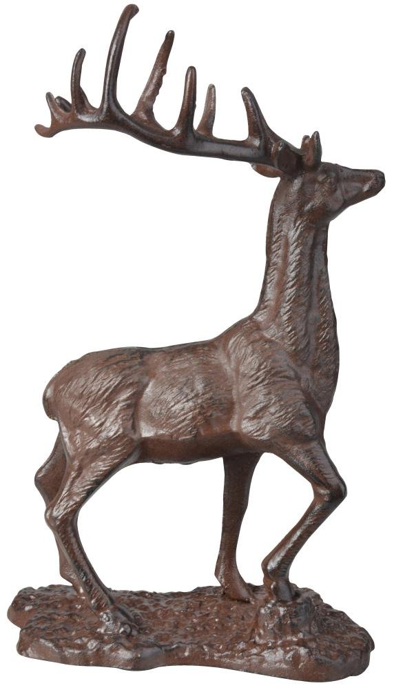 Amazon.com : Esschert Design Cast Iron Deer Statue : Home & Kitchen