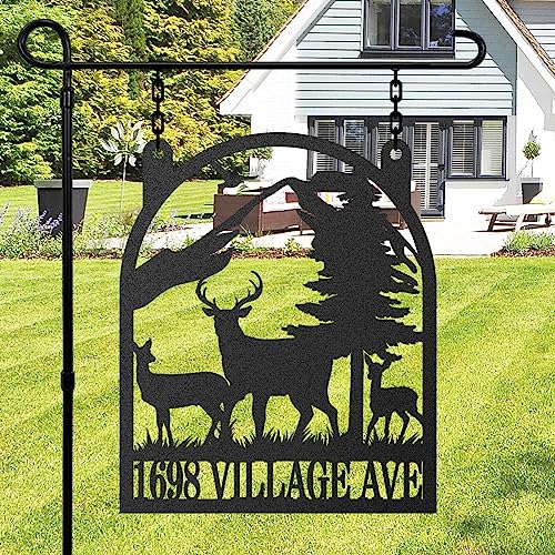 Amazon.com: Personalized Hanging House Numbers for Outside, Address ...