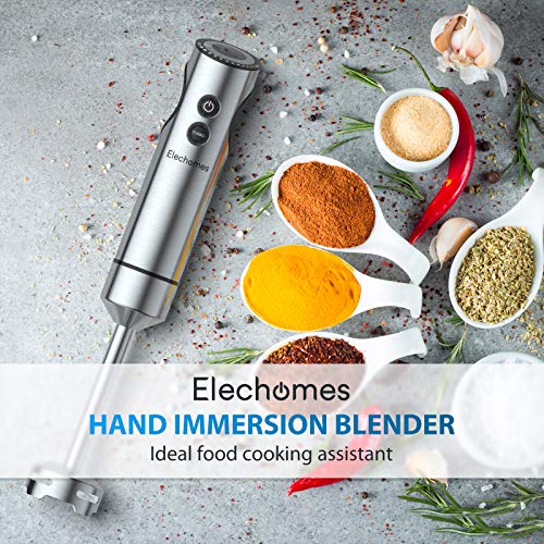 Elechomes Professional Immersion Hand Blender, 12-Speed Stick - Want It All