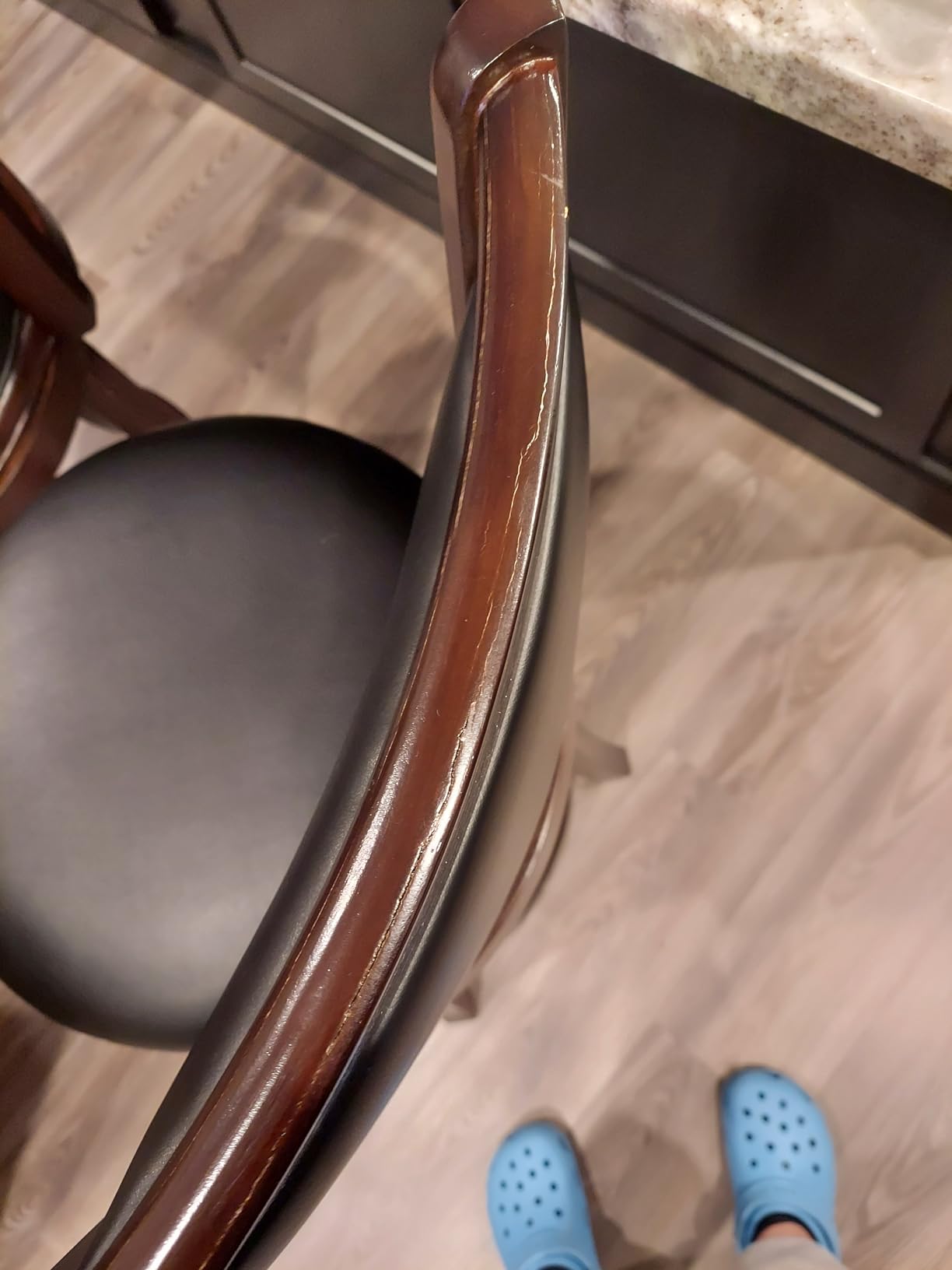 $20/mo - Finance Ball & Cast Upholstered Swivel Counter Stools Kitchen ...