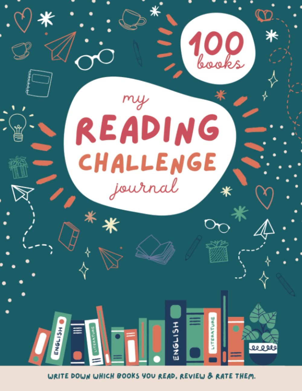 Amazon.com: My Reading Challenge Journal: A Big Log for Book Lovers and ...