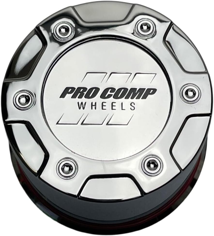 Amazon.com: Pro Comp Chrome Push Thru Wheel Center Cap 7327042 8327041 ...