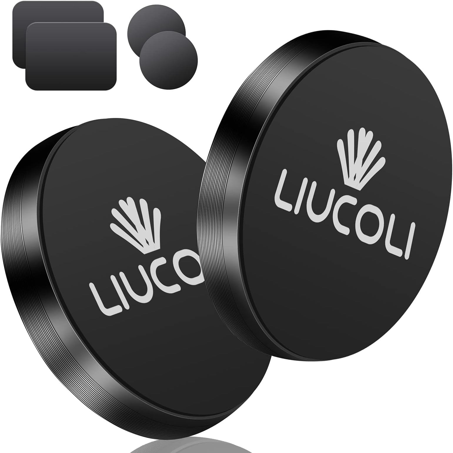 MENNYO Magnetic Phone Holder, Car Magnet Mount with Metal Plate Stick ...