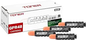 Amazon.com: 4-Pack GPR48 4788B003 Black Toner Cartridge, High yield ...