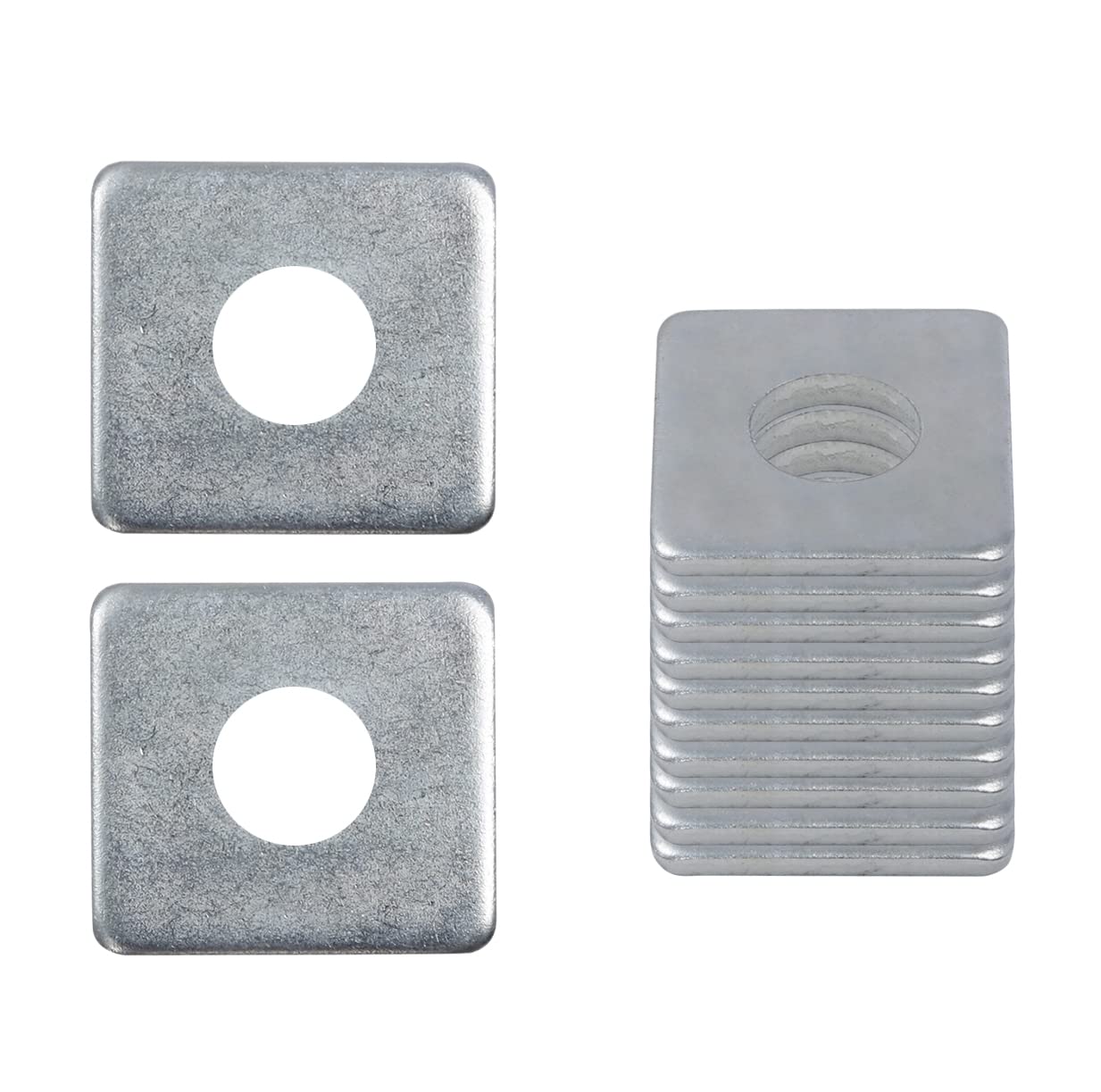 Snapklik.com : 50 Pcs 304 Stainless Steel Square Washer Plate Fastener ...