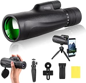 10-30X50 Zoom Monocular Telescope for Adults - High Power Compact ...