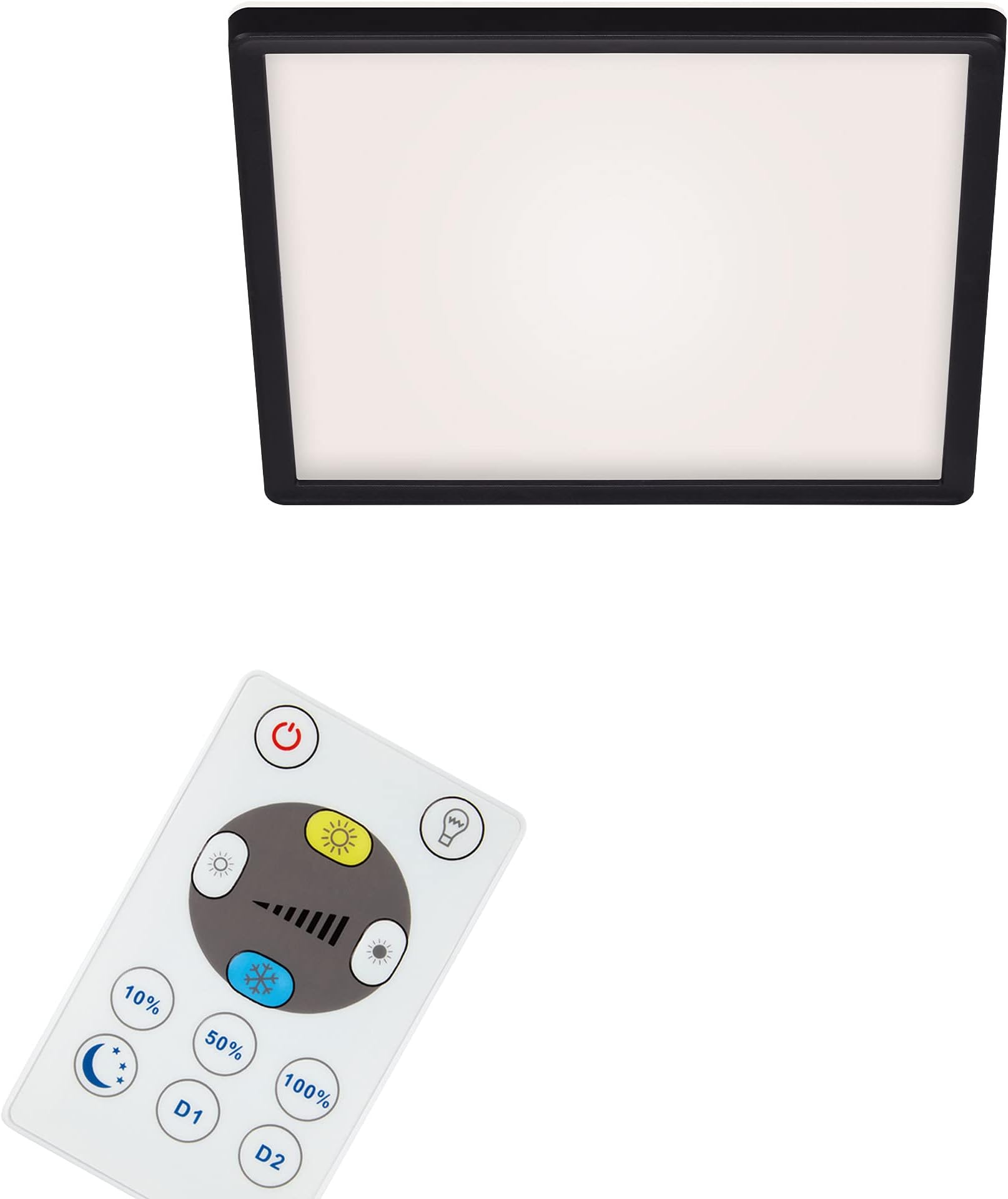 BestLuz Deckenlampe LED Deckenleuchte 58x20 CM (LxBxH) Dreistufige ...