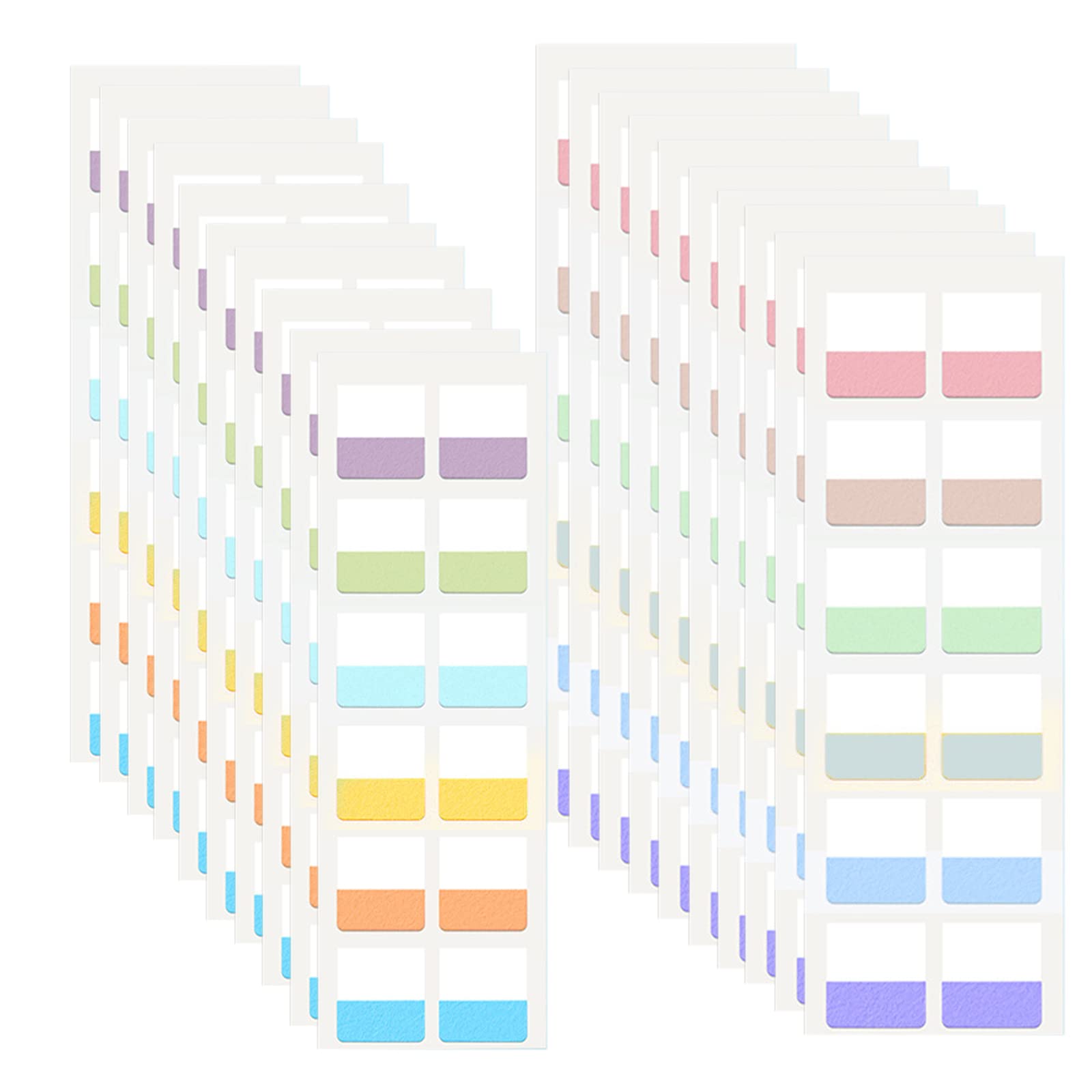 Amazon.com : Bekecidi 240 Pcs Sticky Index Tabs, Writable Page Markers ...
